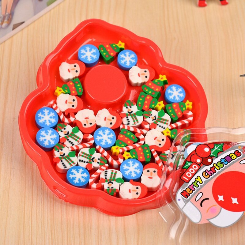 Coloffice cute Student Eraser box packed Santa Cla... – Grandado