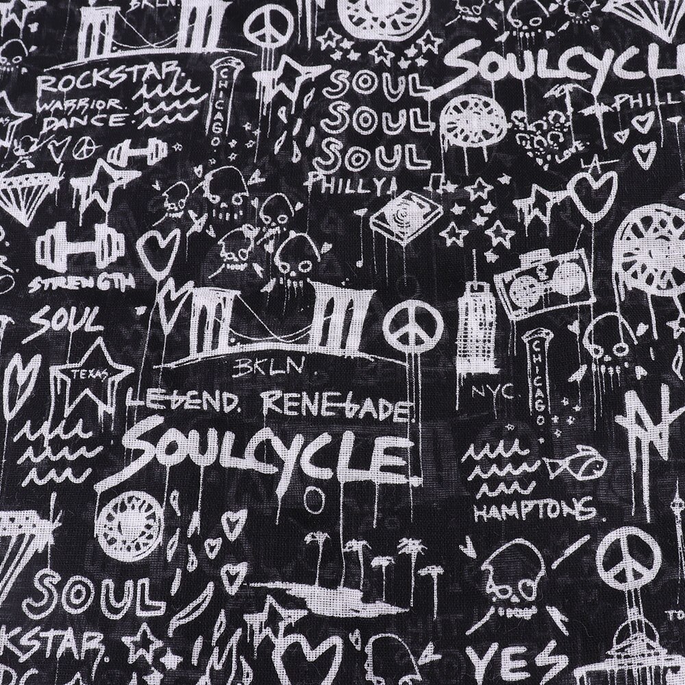 Half a Meter Organic Cotton Fabric Shantou Letter ... – Grandado