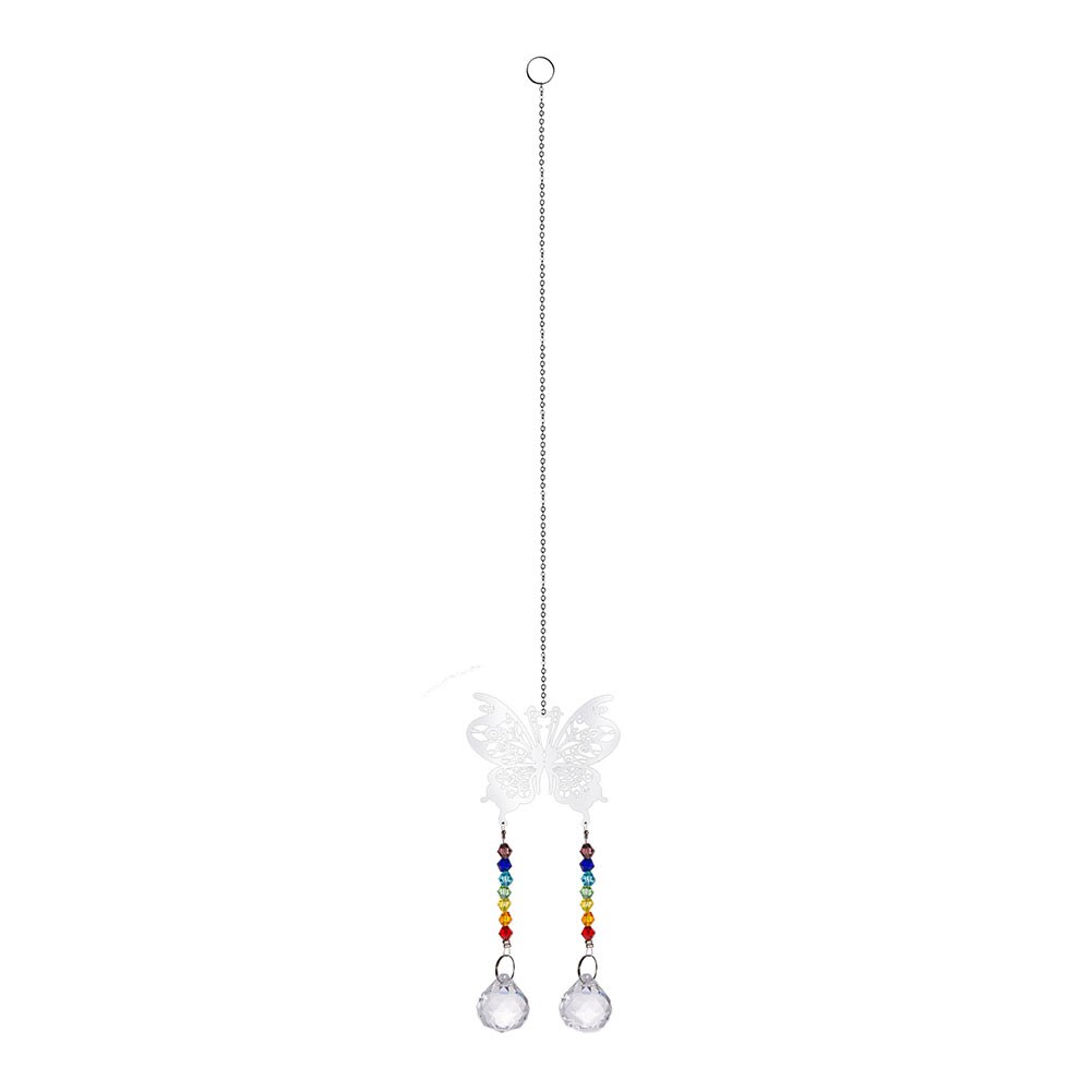 Hanging Home Prisms Rainbow Butterfly Shaped Craft... – Grandado