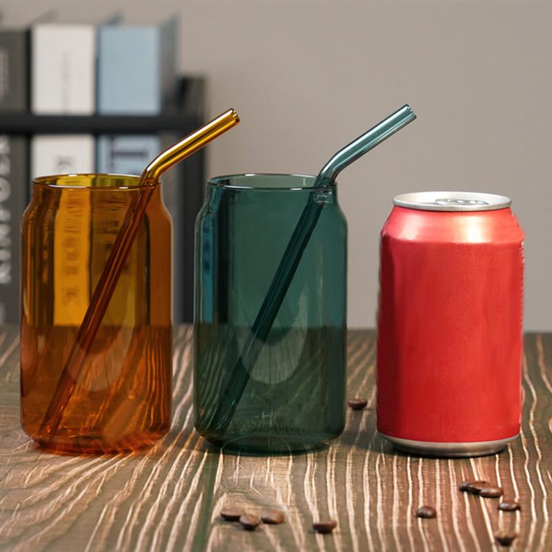 1pcs Simple Can Shape Glass American Ice Latte Hig... – Vicedeal