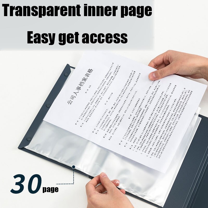 Deli 20/30 Pockets A4 Information Booklet A5 Displ... – Grandado