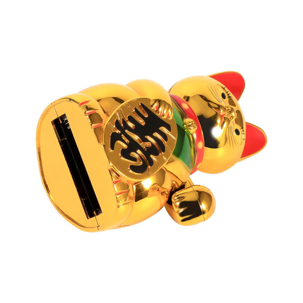 Large Gold Waving Cat Hand Paw Up Wealth Prosperit... – Grandado