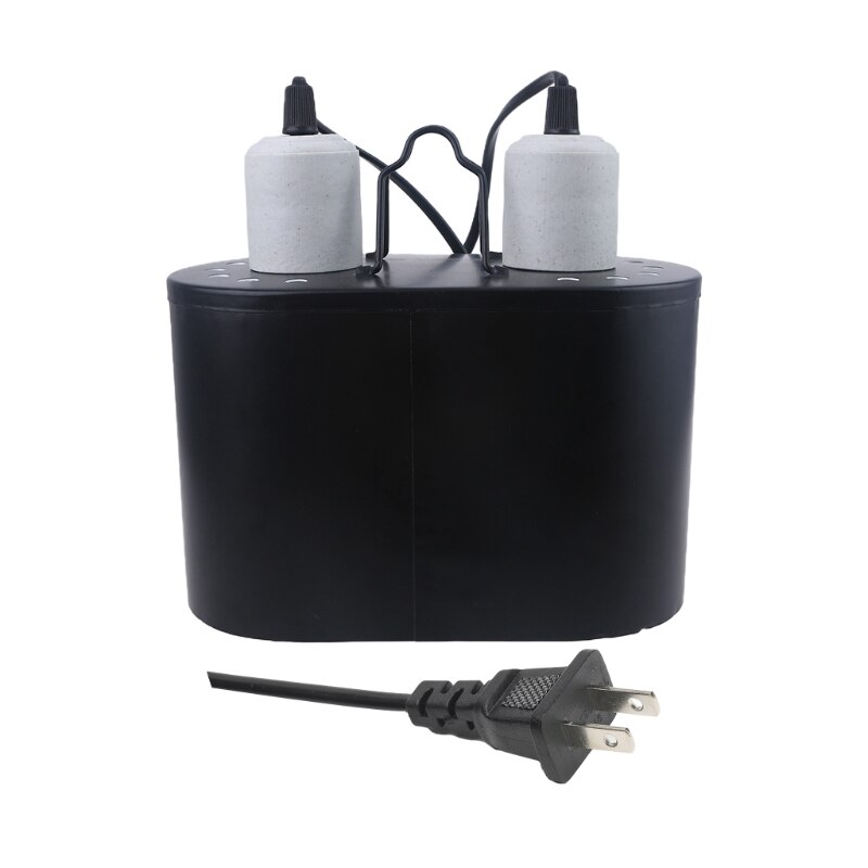 Reptile Light Fixture Deep Dome Dual Lamp Fixture ... – Grandado