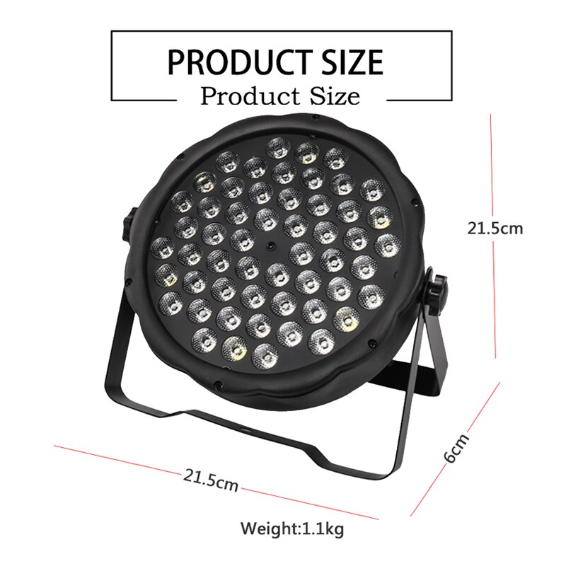 LED Par Light RGBW 54x3W Disco Wash Light Equipmen... – Vicedeal LED Par Light RGBW 54x3W Disco Wash Light Equipmen... – Vicedeal