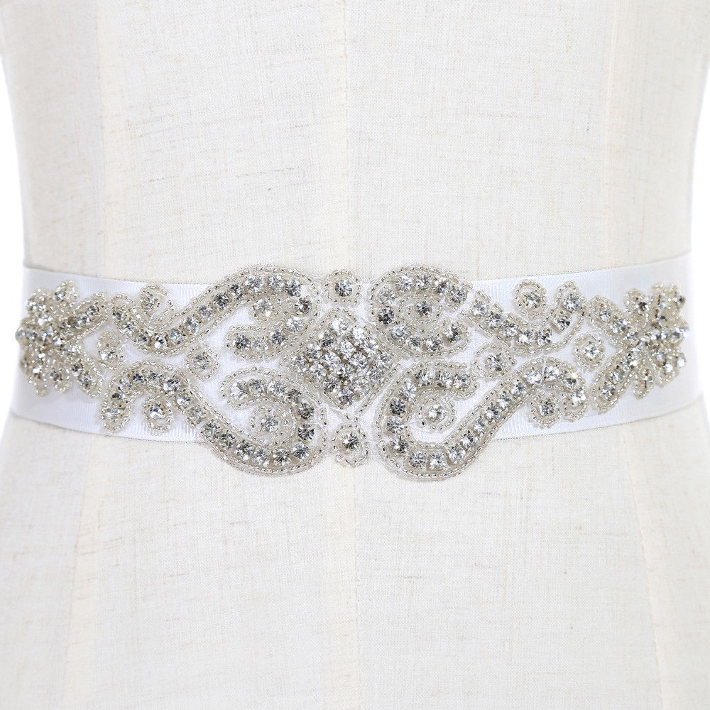 Bridal Belts with Crystals Bridal Wedding Accessor... – Grandado