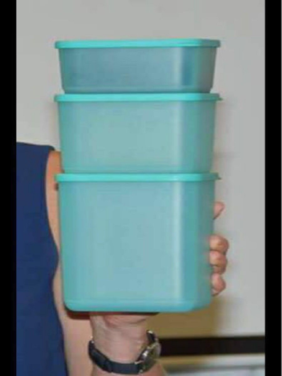 Tupperware Cubic Set 3 Piece Storage Container, Ki... – Grandado