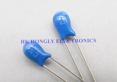 50PCS 6.3V 47UF 20% blue color DIP Tantalum Capaci... – Grandado