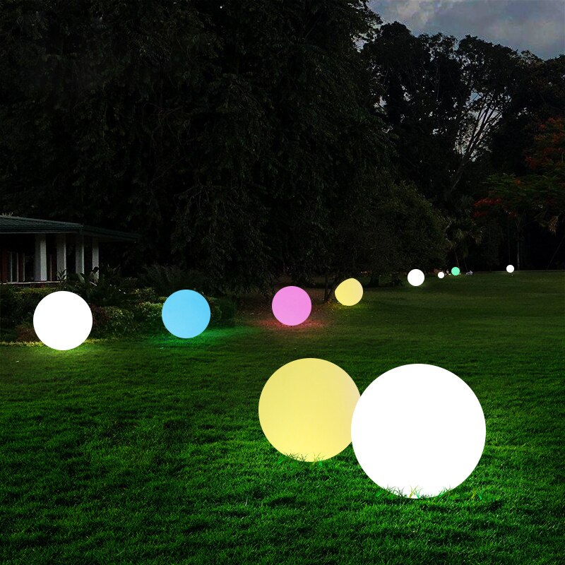 Remote Control LED Bright Garden Ball Lights Recha... – Grandado