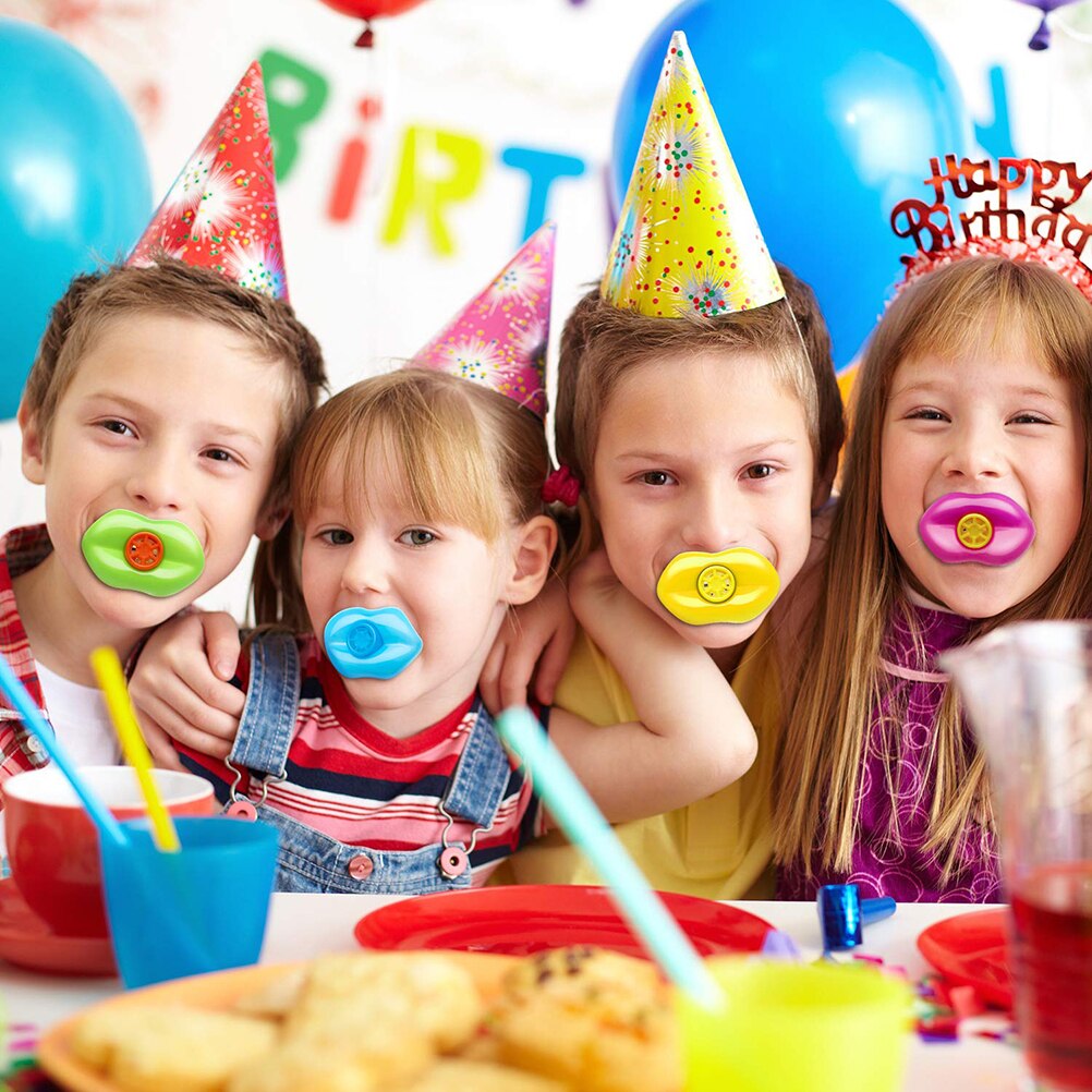 15Pcs Plastic Lip Fluitje Verjaardagsfeestje Gunst... – Vicedeal