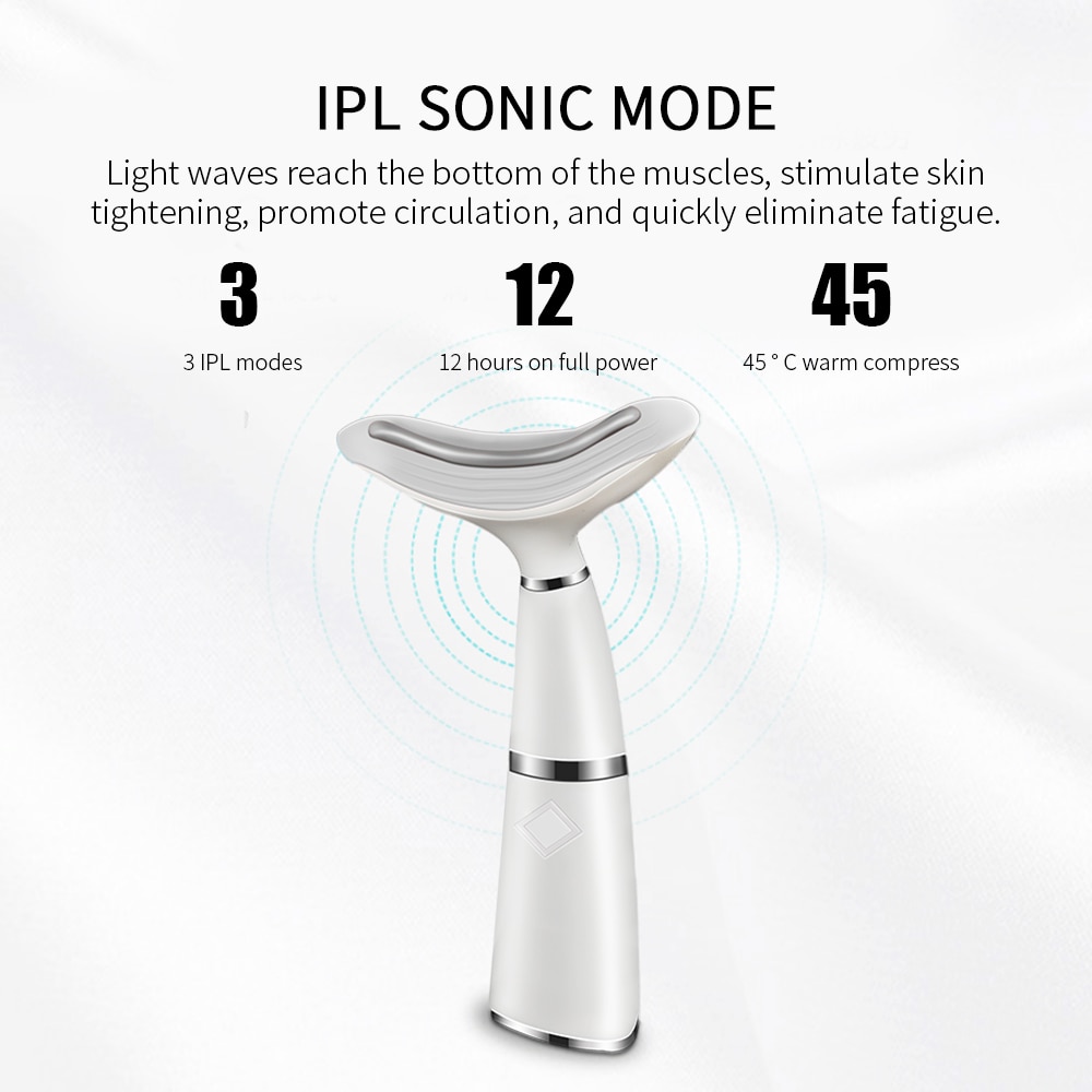 3 Colors LED Photon Therapy Neck and Face Lifting ... – Vicedeal