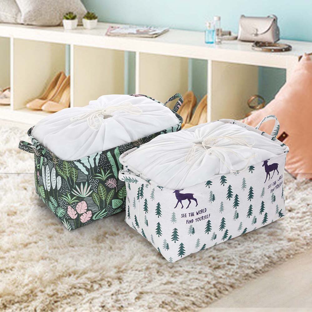 40/75L 2 Types Foldable Laundry Bag Dirty Clothes ... – Vicedeal