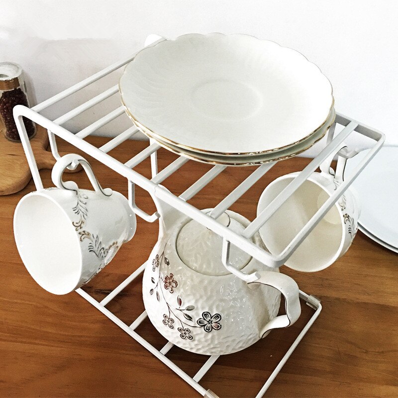 2 Tier Tea Coffee Cup Holder Kitchen Mug Dish Mult... – Vicedeal