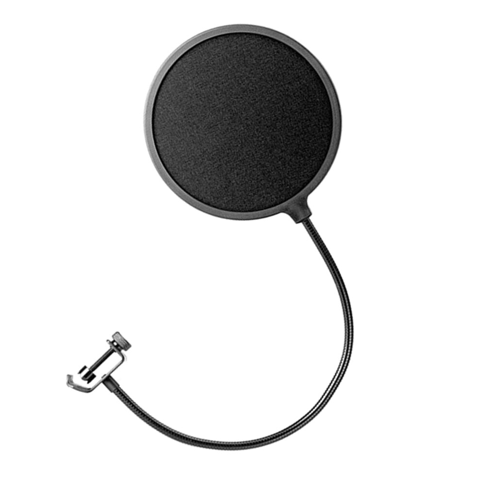 Microphone Pop Filter Mask Shield, Dual Layered Mi... – Grandado