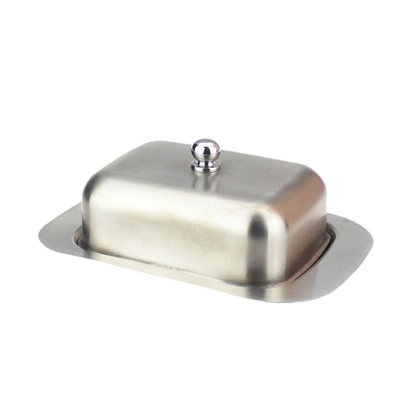 Stainless Steel Butter Dish Box Container Cheese S... – Grandado
