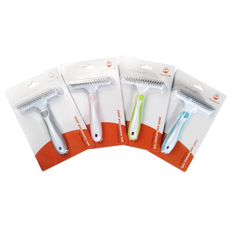 Pet Comb Rake Comb Grooming Brush Deshedding Tool ... – Grandado