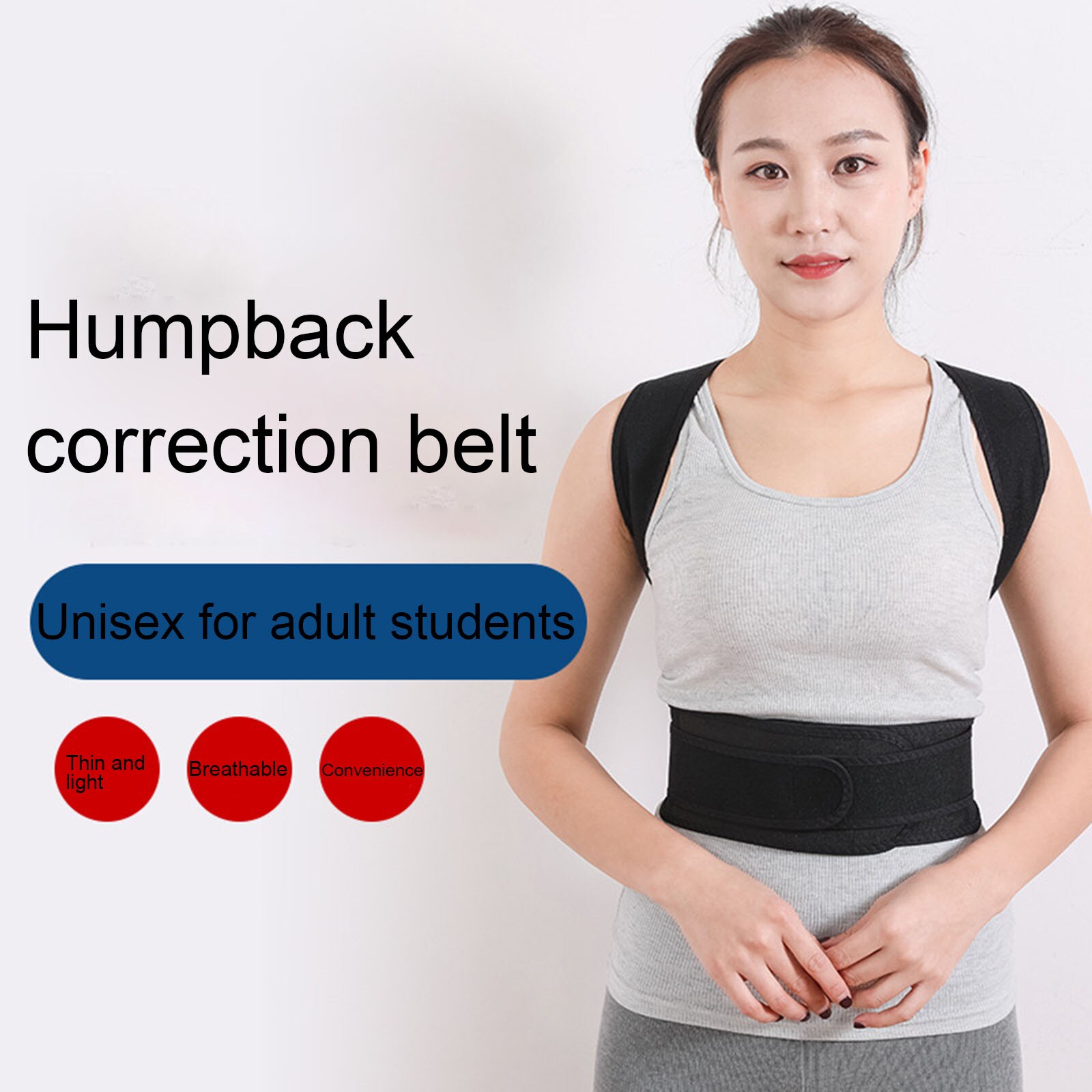 Adjustable Back Correction Belt Orthopedic Back Su... – Vicedeal