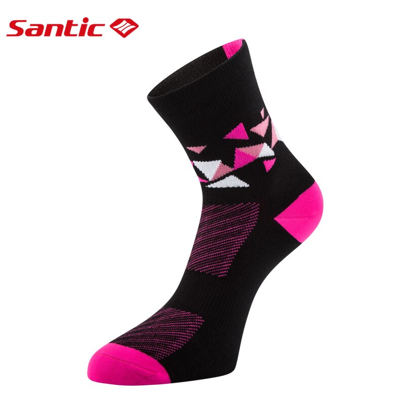 Santic Antiseptic Pink Socks Running Marathon Bike... – Grandado
