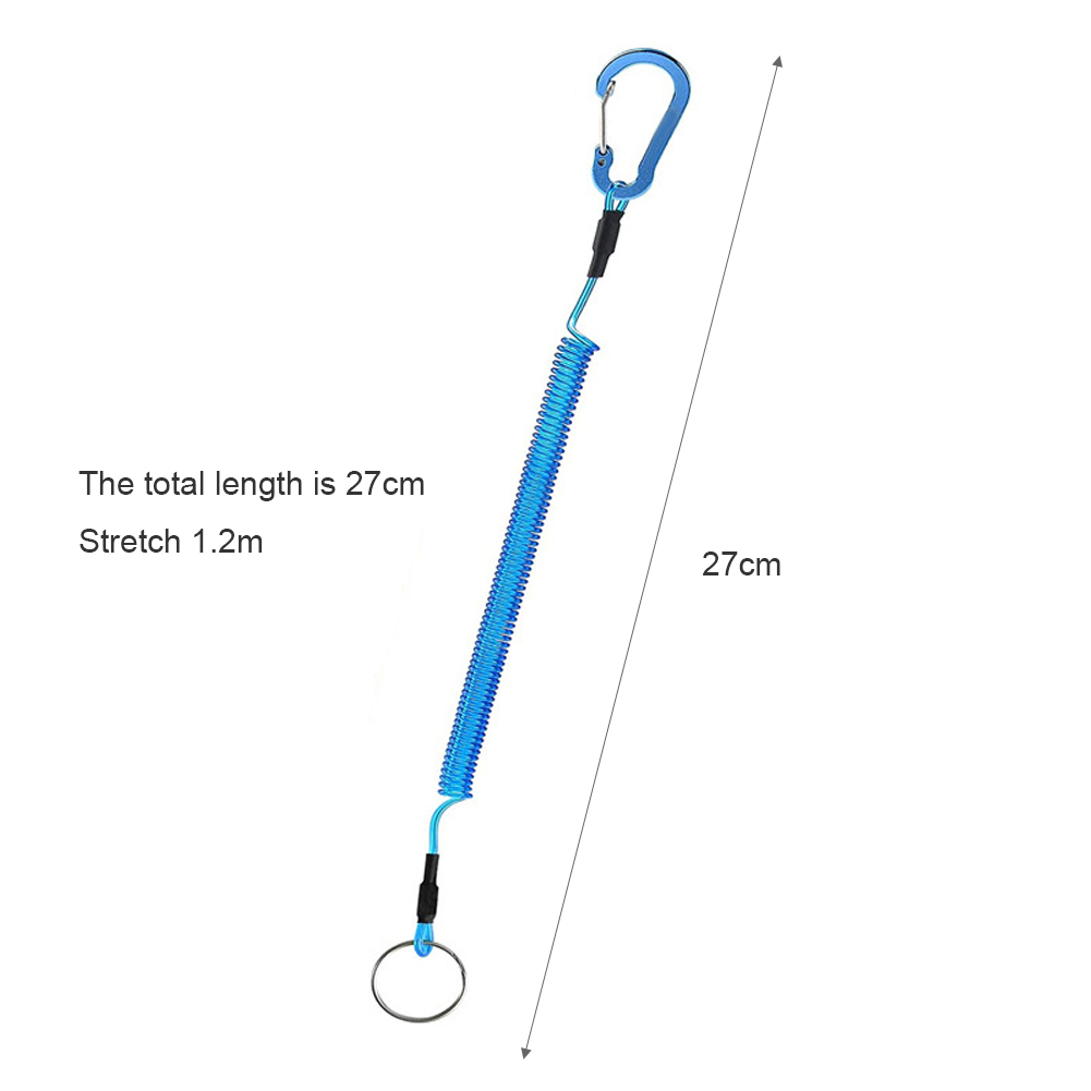 Fishing Missed Rope 1.2m Key Lanyard Chain Elastic... – Grandado