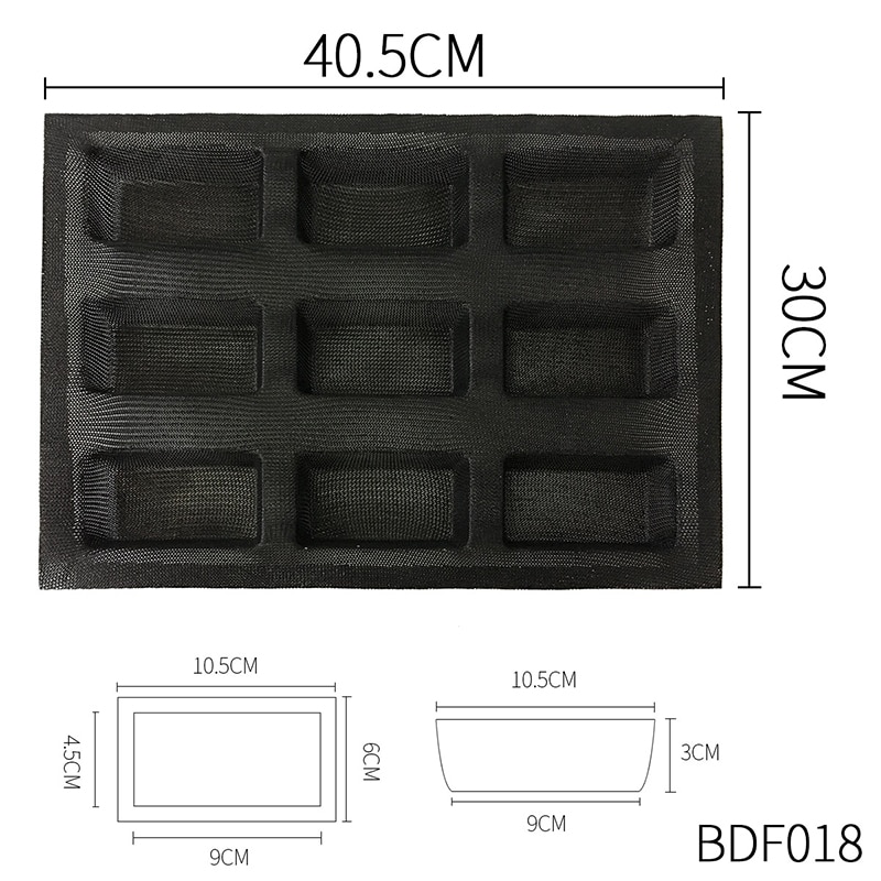 30x40.5CM sandwich silicone perforated Bread Bakin... – Grandado