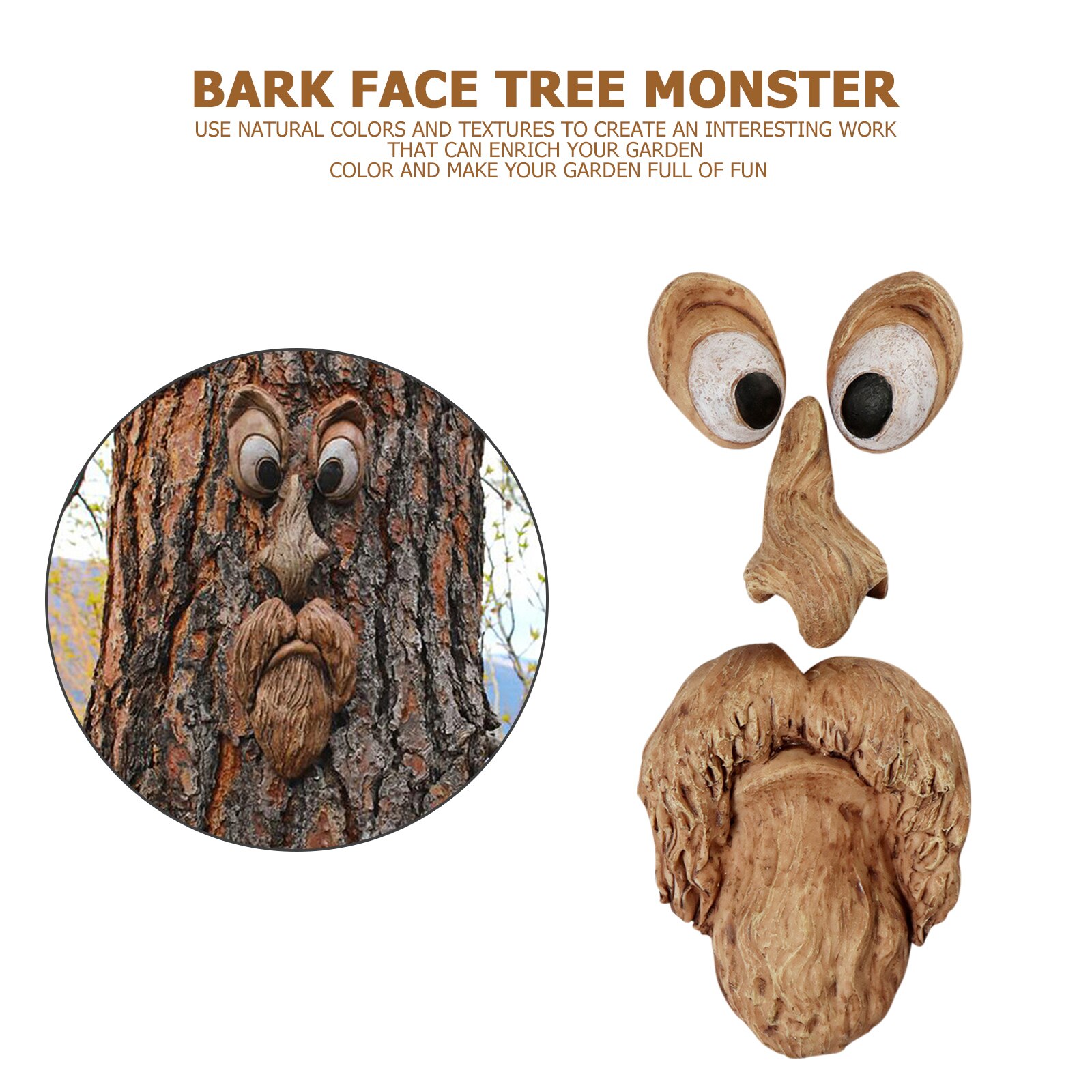 Old Man Tree Hugger Tree Face Outdoor Funny Old Ma... – Grandado