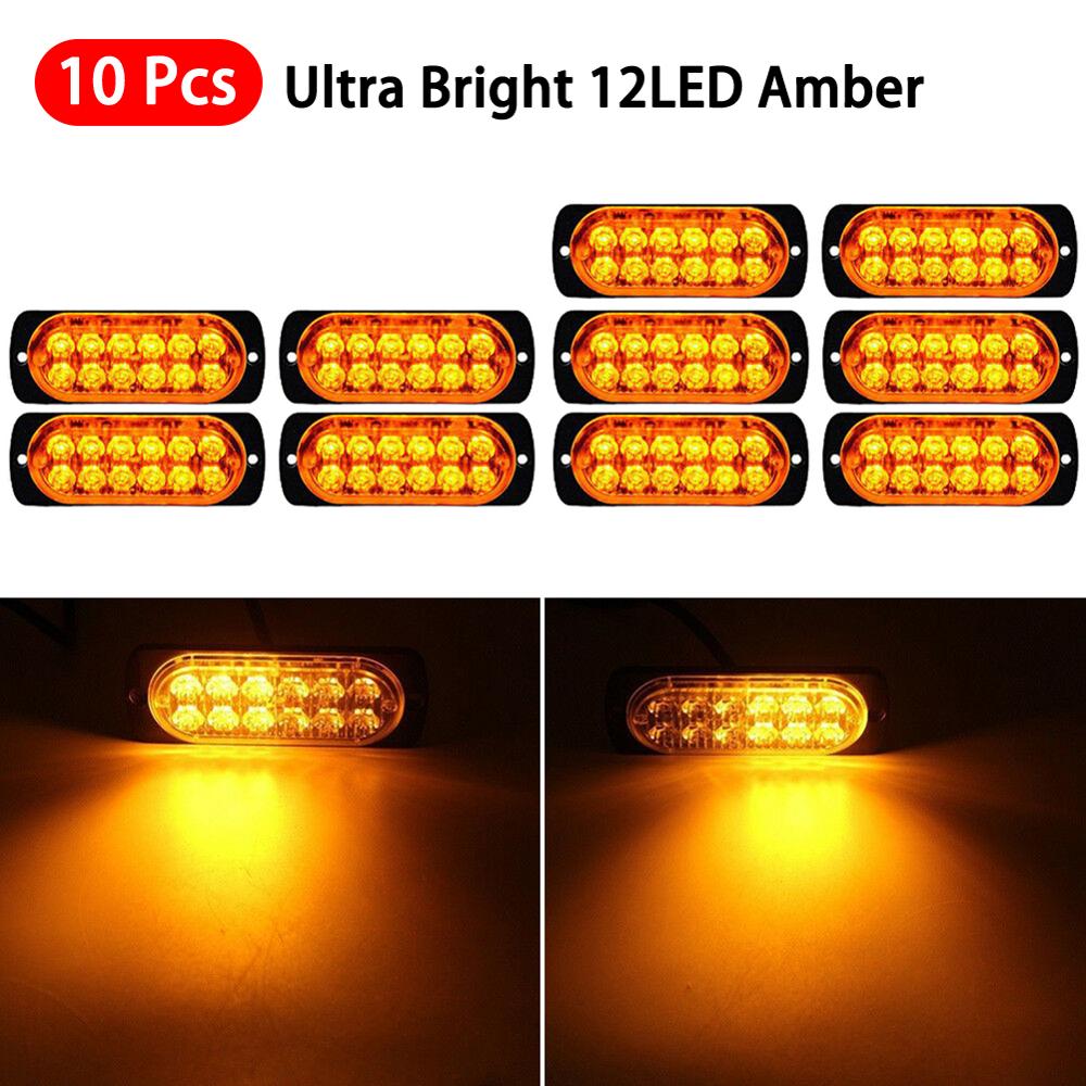 36W 12V Emergency 12 LED Urgent Light Flash Light ... – Grandado