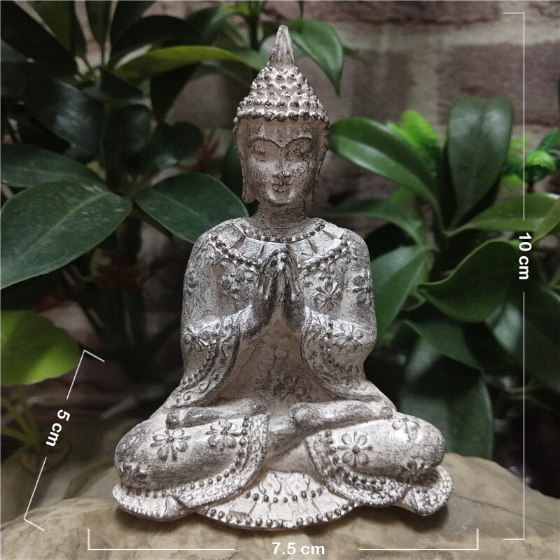 Thailand Buddha Statue Sculpture Home Decor Zen Ga... – Grandado