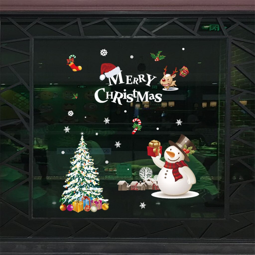 Kerst Sticker Voor Raam Decoratie Verwijderbare Ke... – Vicedeal