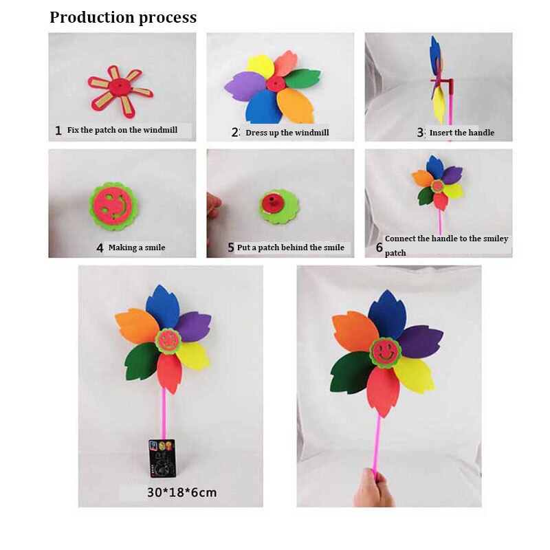 Kids DIY Windmill Educational Toys Handmade Materi... – Grandado