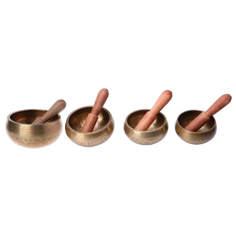 Tibetan Buddhism Singing Bowl Hand Hammered Yoga C... – Vicedeal