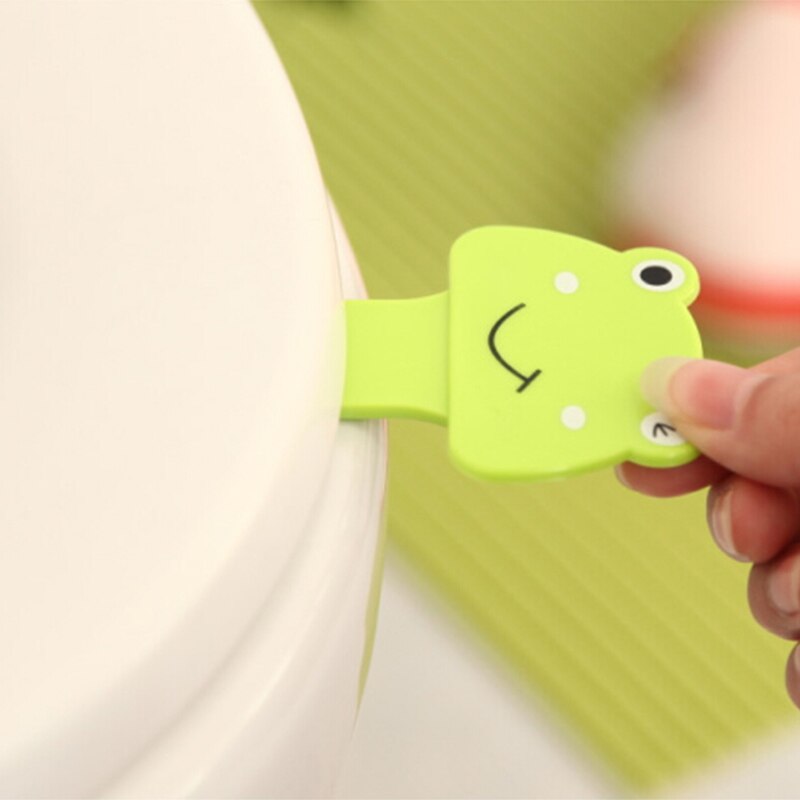 Cartoon Cute Toilet Cover Handle Sticker Lifting D... – Grandado