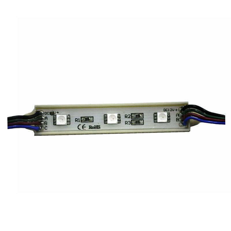 100X sales 5050 3 LEDs rgb LED module waterproof IP65 – Grandado