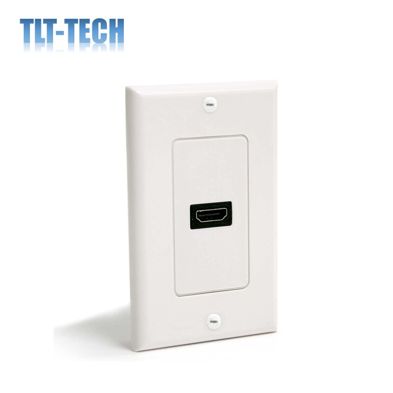 HDMI PLATE Single Outlet Female HDMI Wall Plate Wh... – Grandado