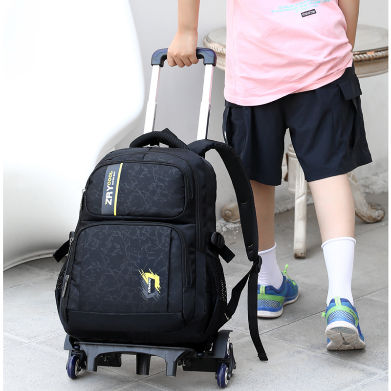 ZIRANYU-mochila escolar con ruedas para niños, mor... – Grandado