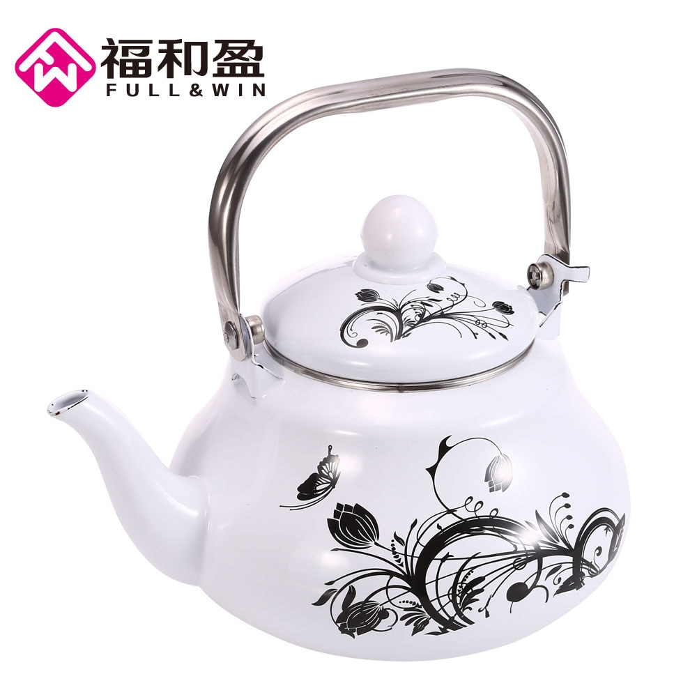 Water Kettles 1.5L Ceramic Teapot Enamel Flower Ke... – Vicedeal