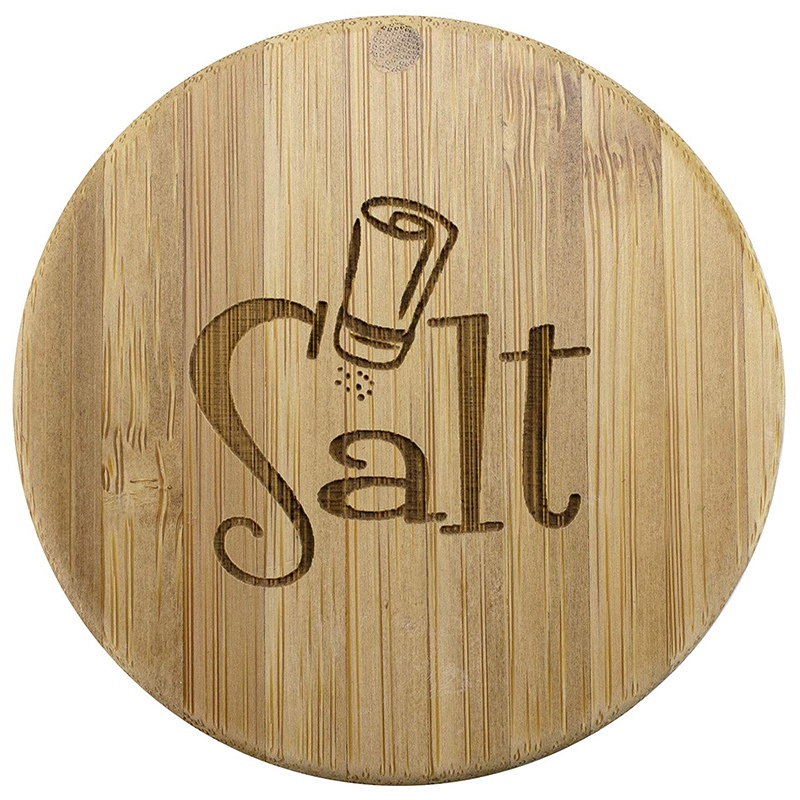 -Salt Box,Bamboo Salt Bamboo Storage Box With Magn... – Grandado