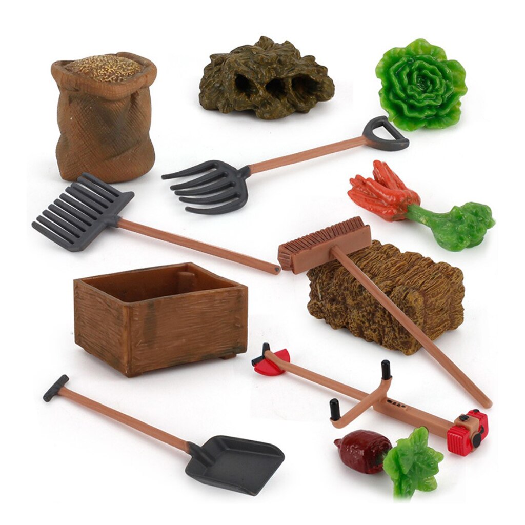 13Pcs Kids Garden Tools Mini Spade Trowel and Lawn... – Vicedeal