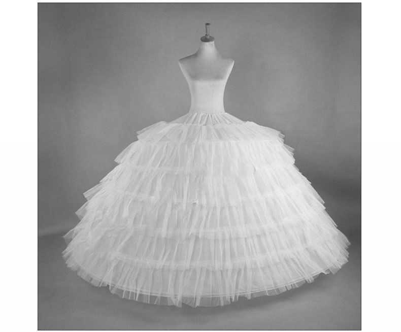 6 Hoops big Petticoats for Wedding Dress Plus Size... – Vicedeal