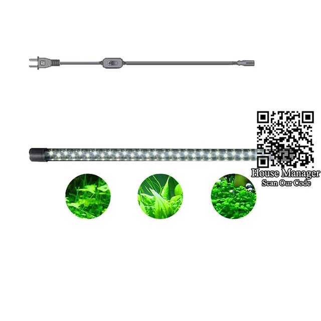 Submersible Aquarium LED Light Lamp, Red/White+Blu... – Grandado