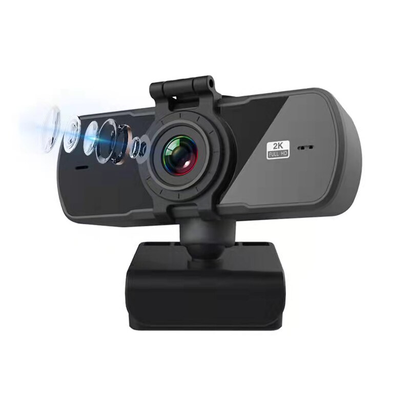Webcam 2K Auto Focus With Microphone USB Web Cam f... – Grandado