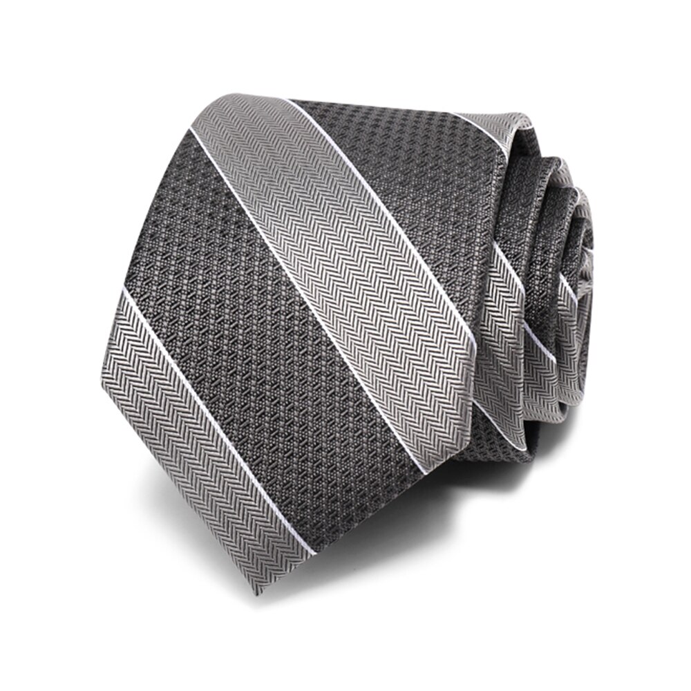 Brand Business Tie For Men Necktie Classic Black P... – Grandado