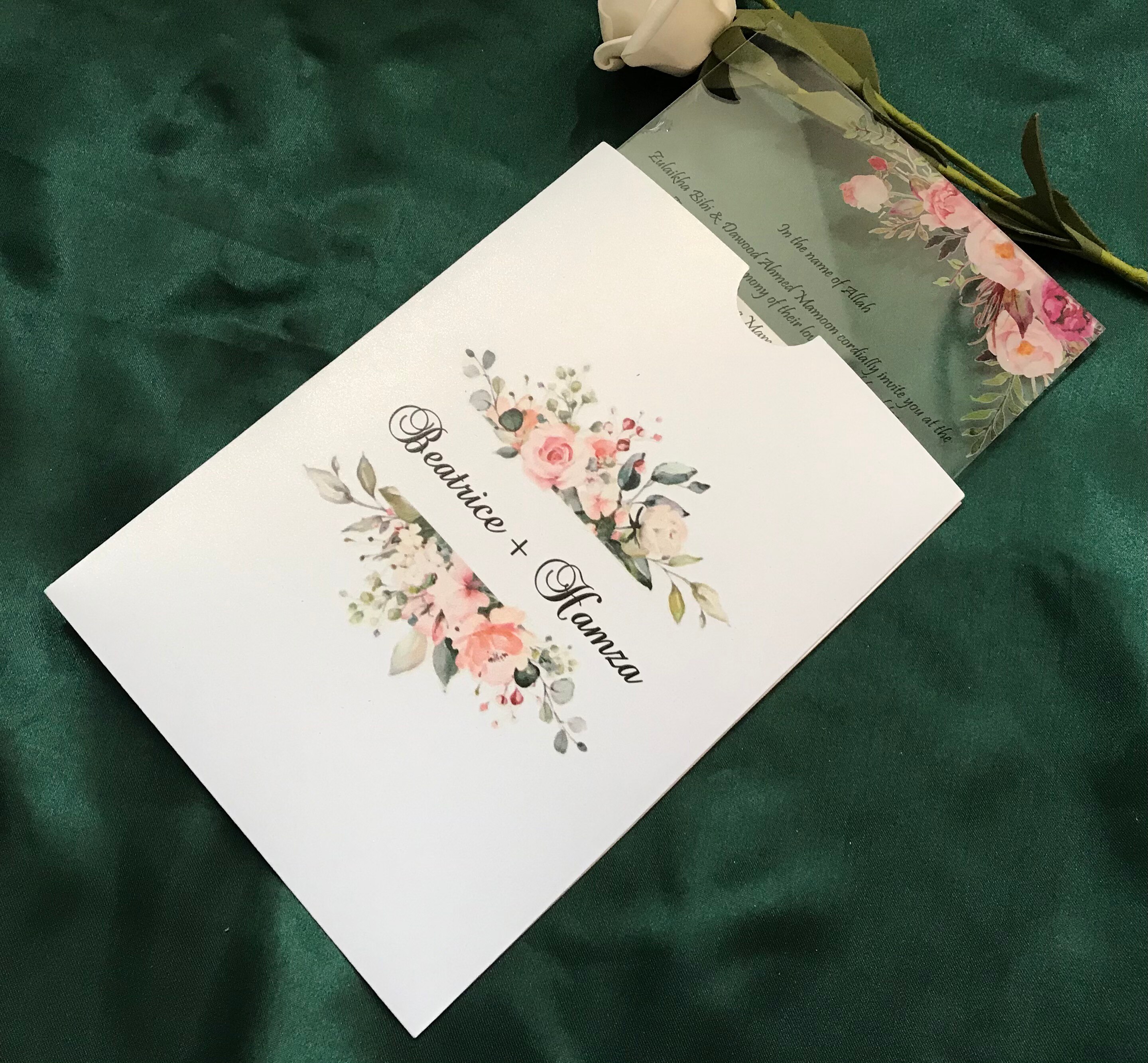 Custom Picture Invitations,Acrylic Wedding Invitat... – Grandado