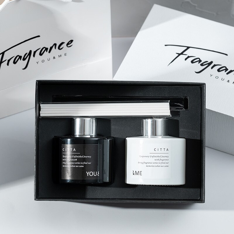 Black&White 120ml Reed Diffuser Set Bedroom Hotel ... – Grandado