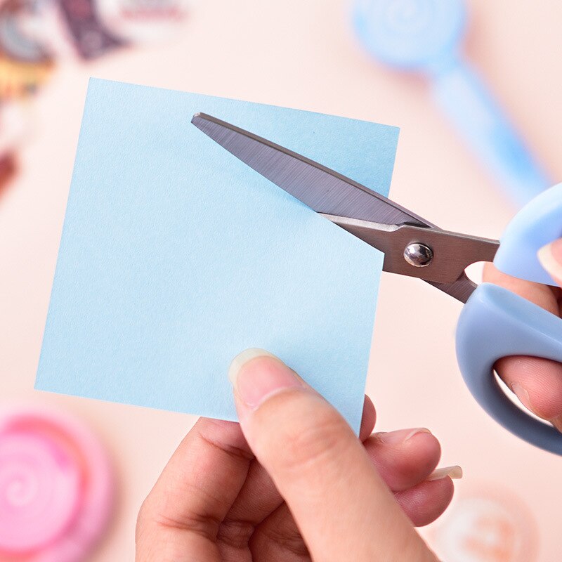 Deli Stainless Steel Scissors Kids Lollipop Safe M... – Grandado