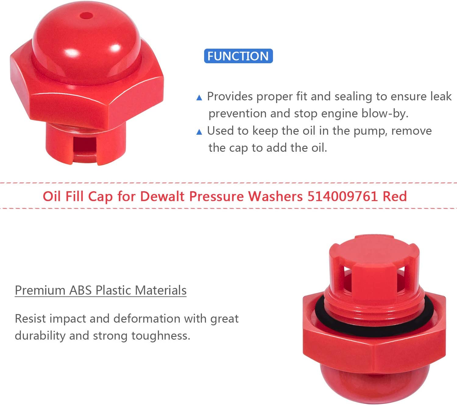 Chuang Qian Oil Fill Cap for Dewalt Pressure Washe... – Grandado
