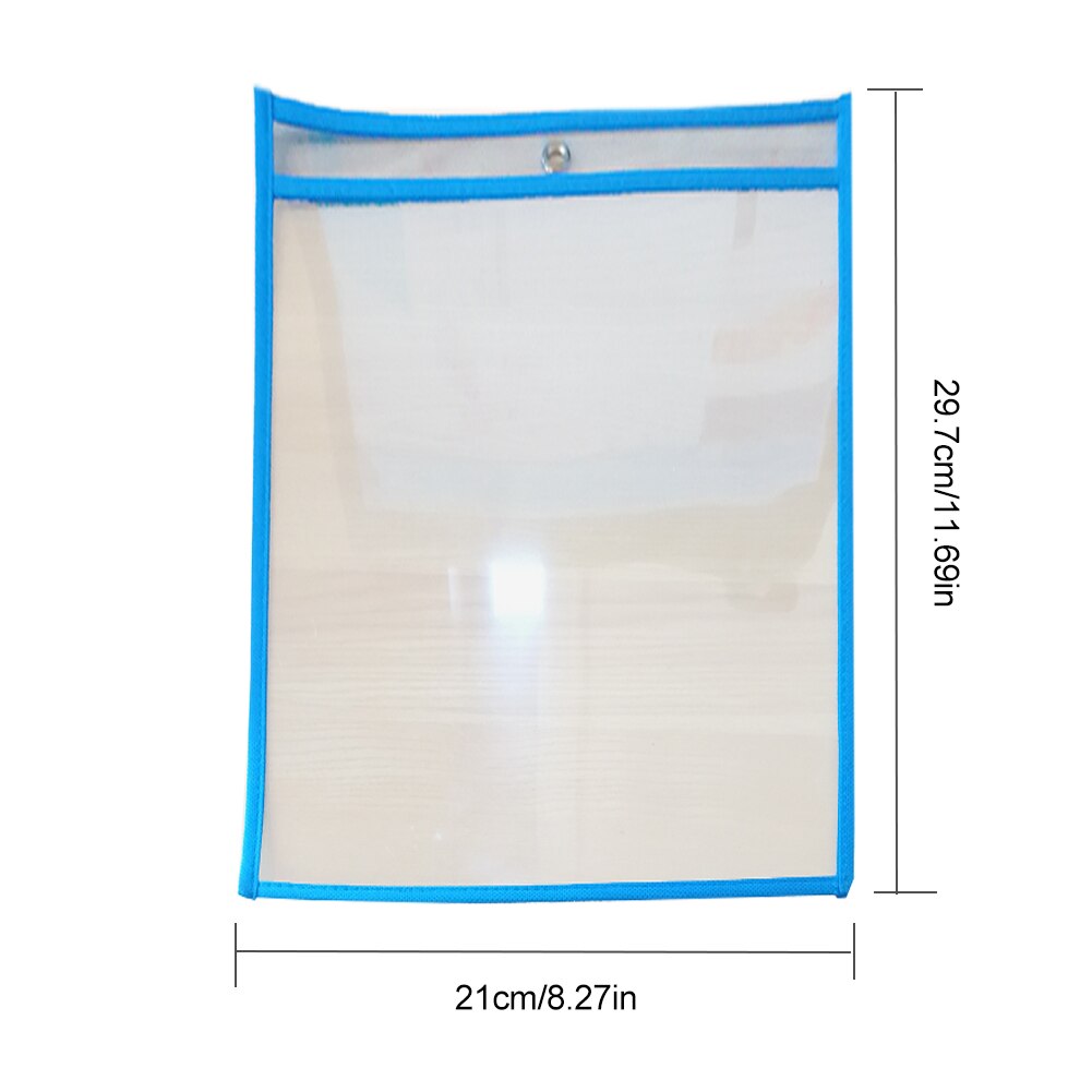 10PCS Reusable Dry Erasable Pockets Transparent Wr... – Vicedeal