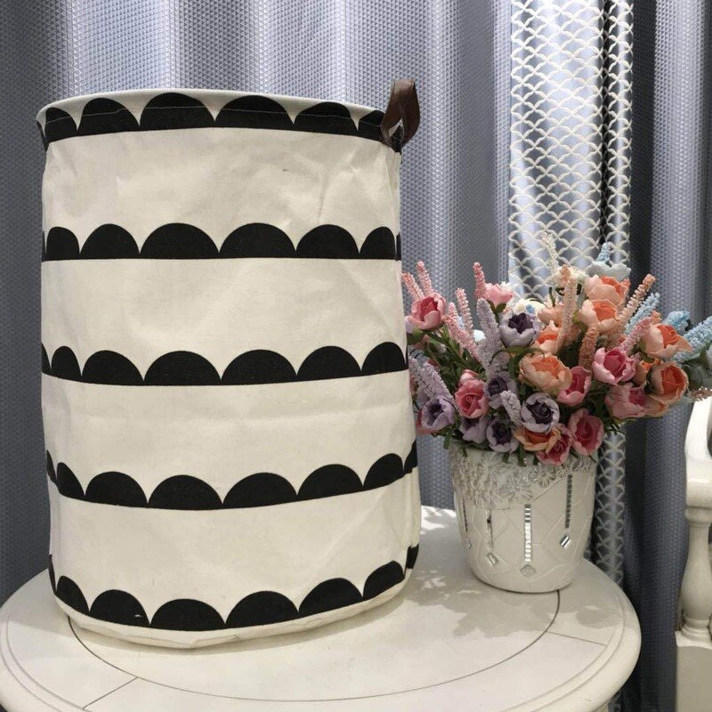 Extra-large Cotton Linen Storage Bucket Laundry Bu... – Vicedeal