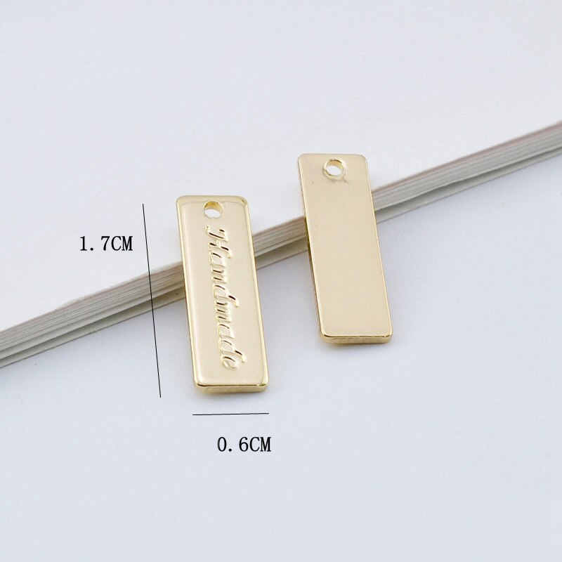 10PCS/lot Handmade Letter Metal Gold Labels For DI... – Grandado