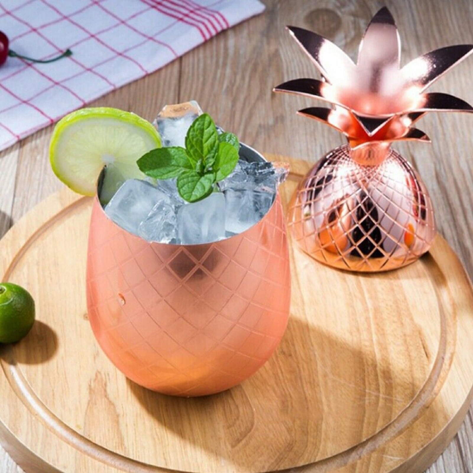 500ml Pineapple Ice Bucket Cocktail Drinks Bucket ... – Grandado