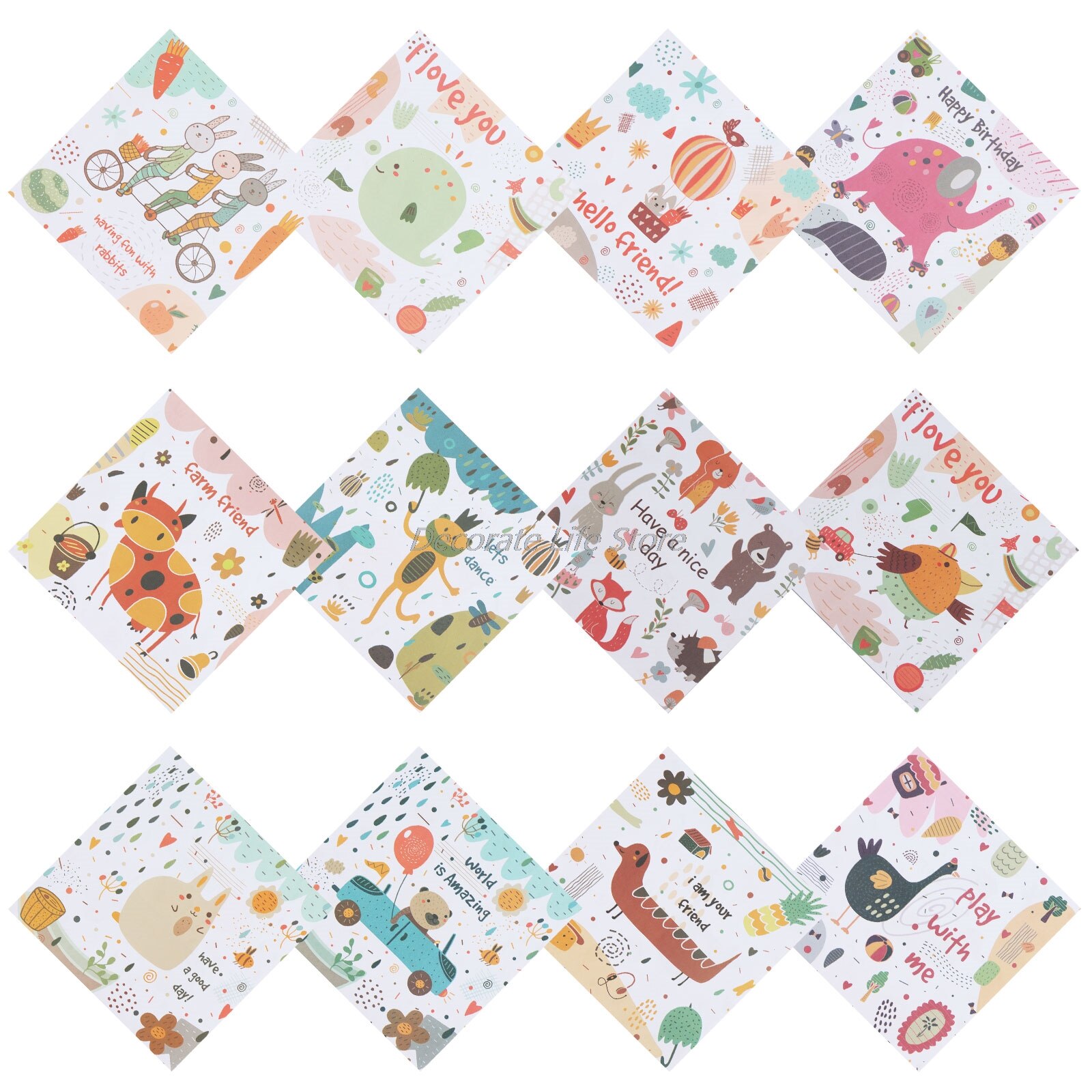 Scrapbook Papers Decorative Papers Double-Sided Pa... – Grandado