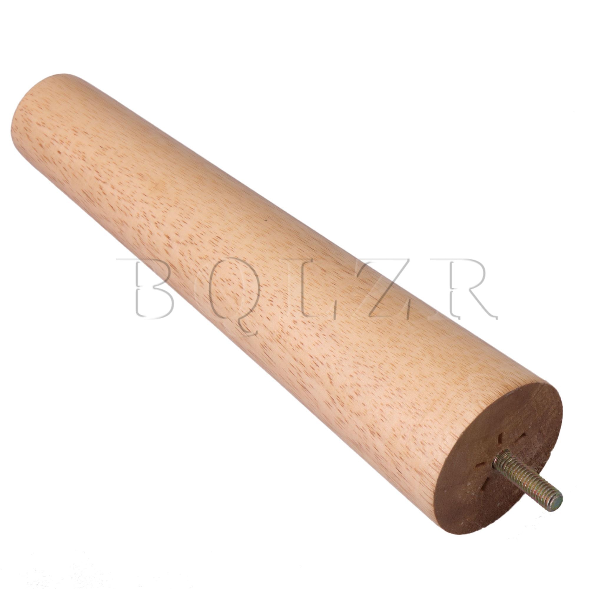 BQLZR 4 Pieces M8 Furniture Legs 25cm Height Woode... – Grandado